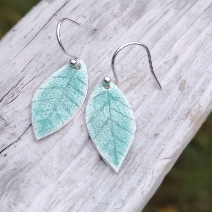 "Mara" Leaf Drop Earrings - Marion Miller Jewellery